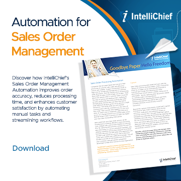 Sales Order Management - Automation Solutions | IntelliChief